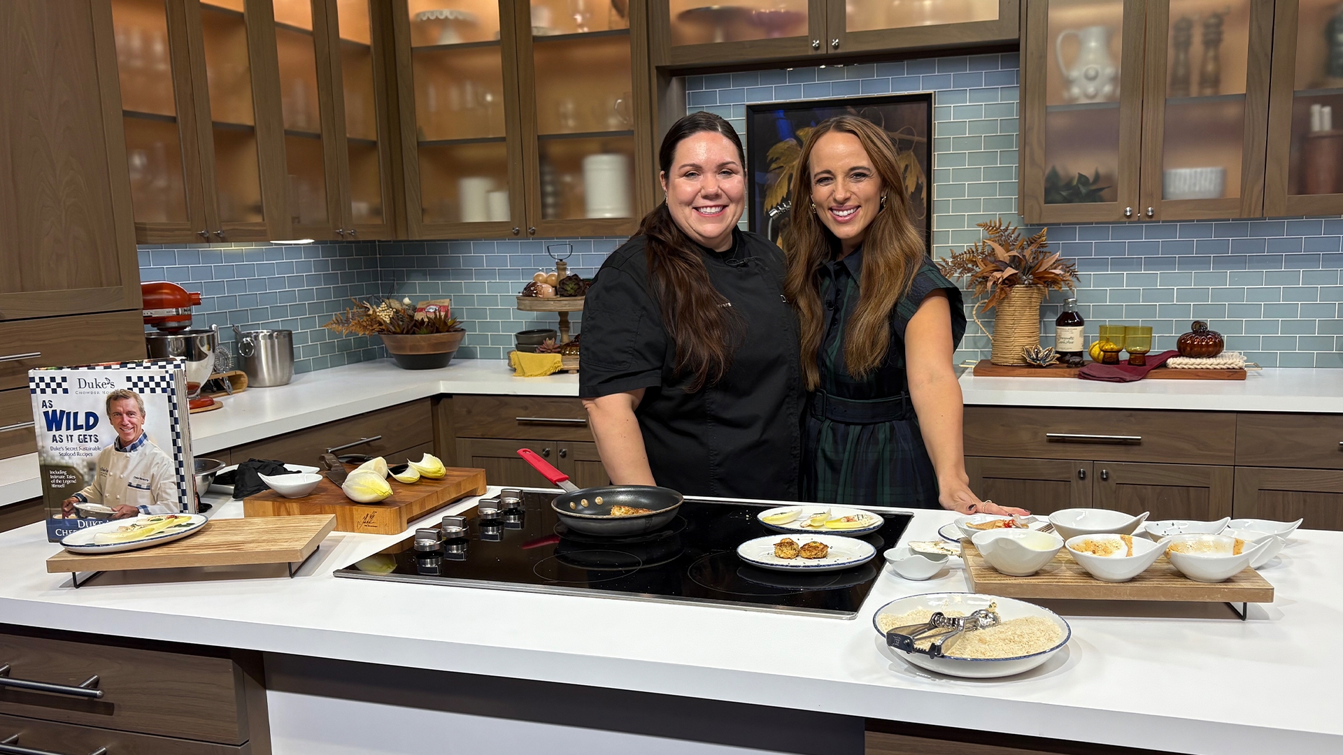 Taste testing crab appetizers from Duke's! - New Day NW | king5.com