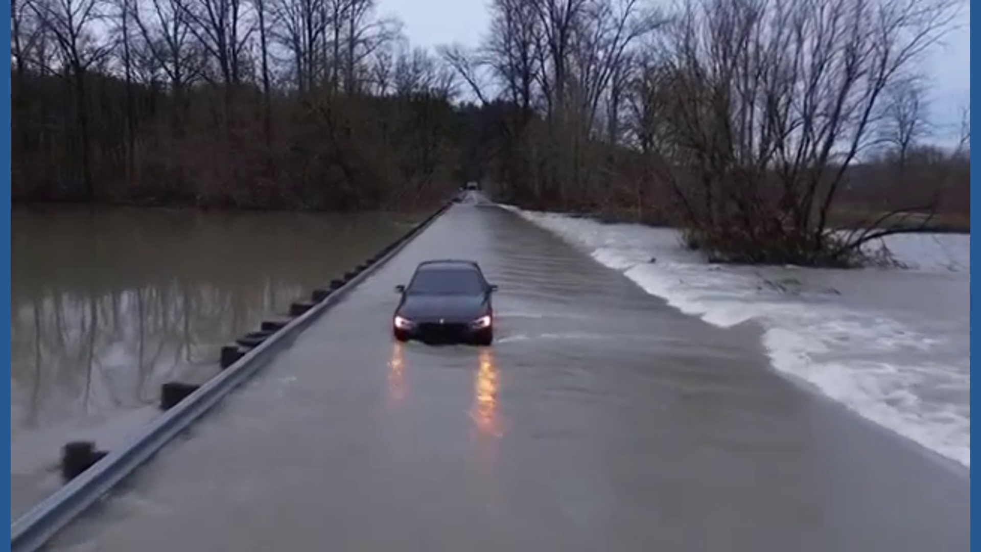 Drone footage shows flooding in Carnation | king5.com