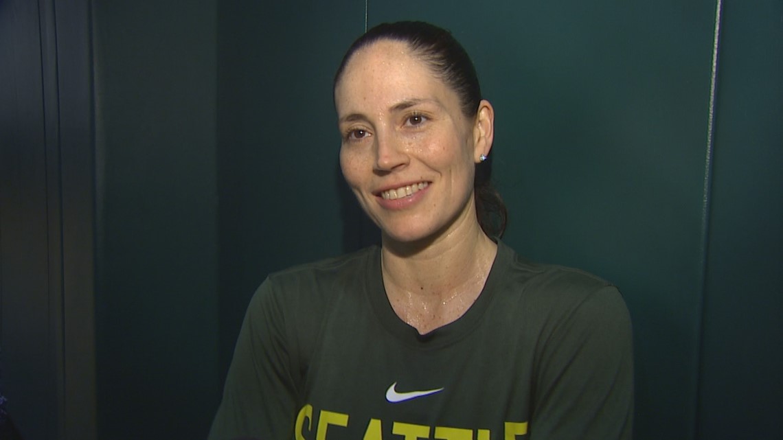 Seattle Storm's Sue Bird laughs at retirement questions | king5.com