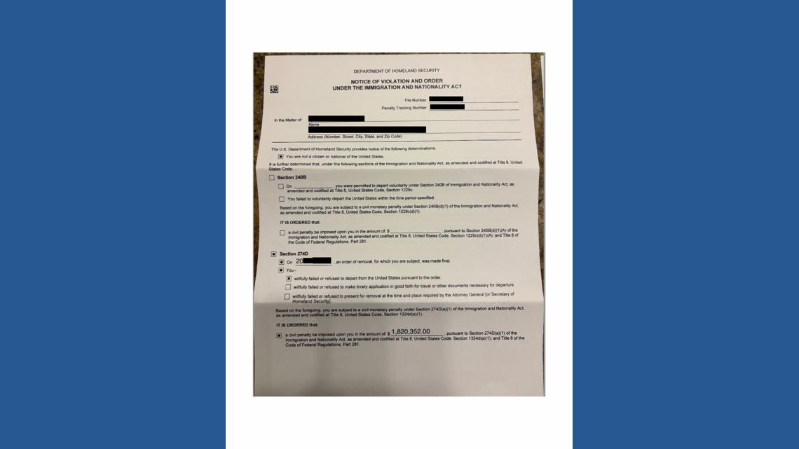Washington man receives $1.8M bill from DHS for failing to leave the U ...