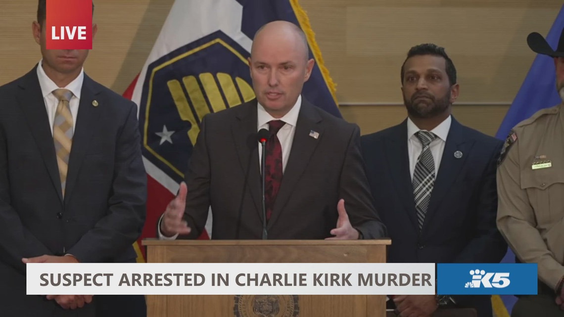 Full press conference announcing arrest in deadly shooting of Charlie ...