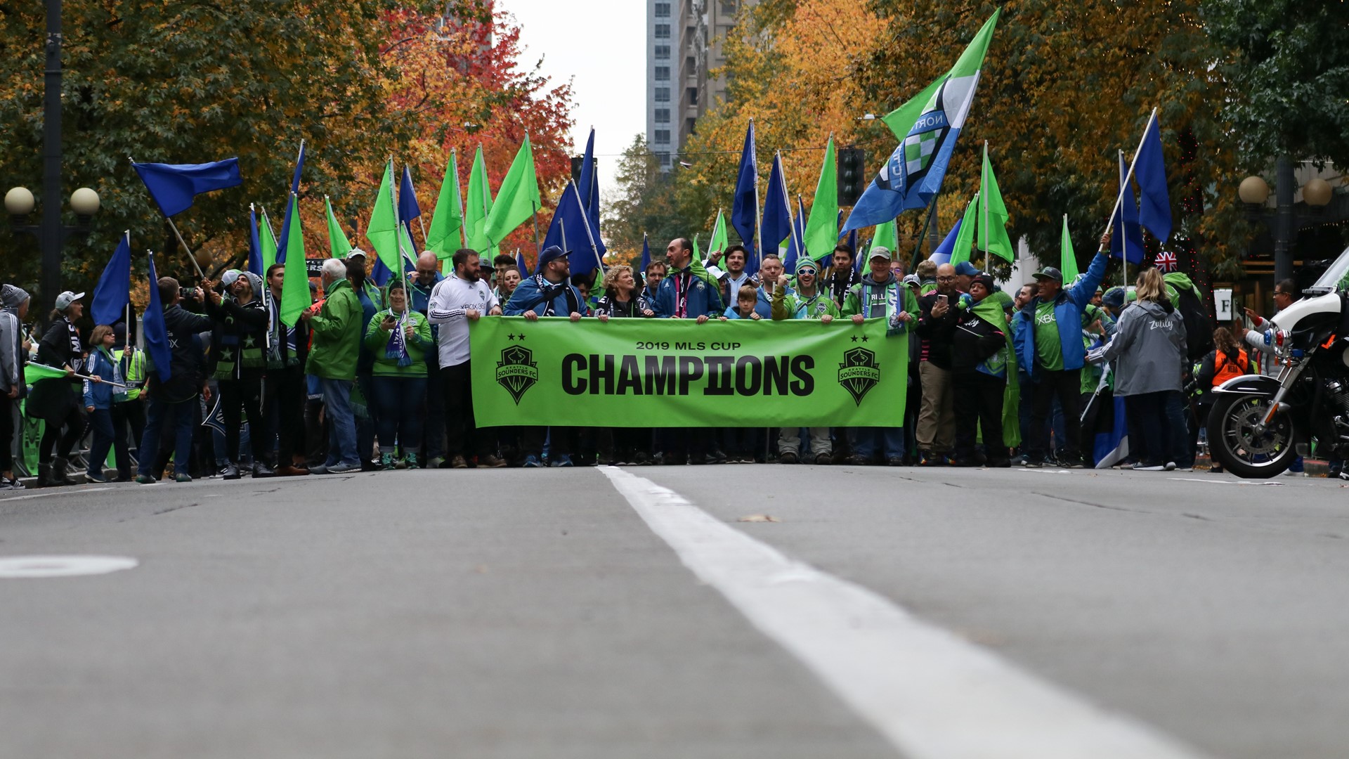 Seattle celebrates championship Sounders in epic fashion | king5.com
