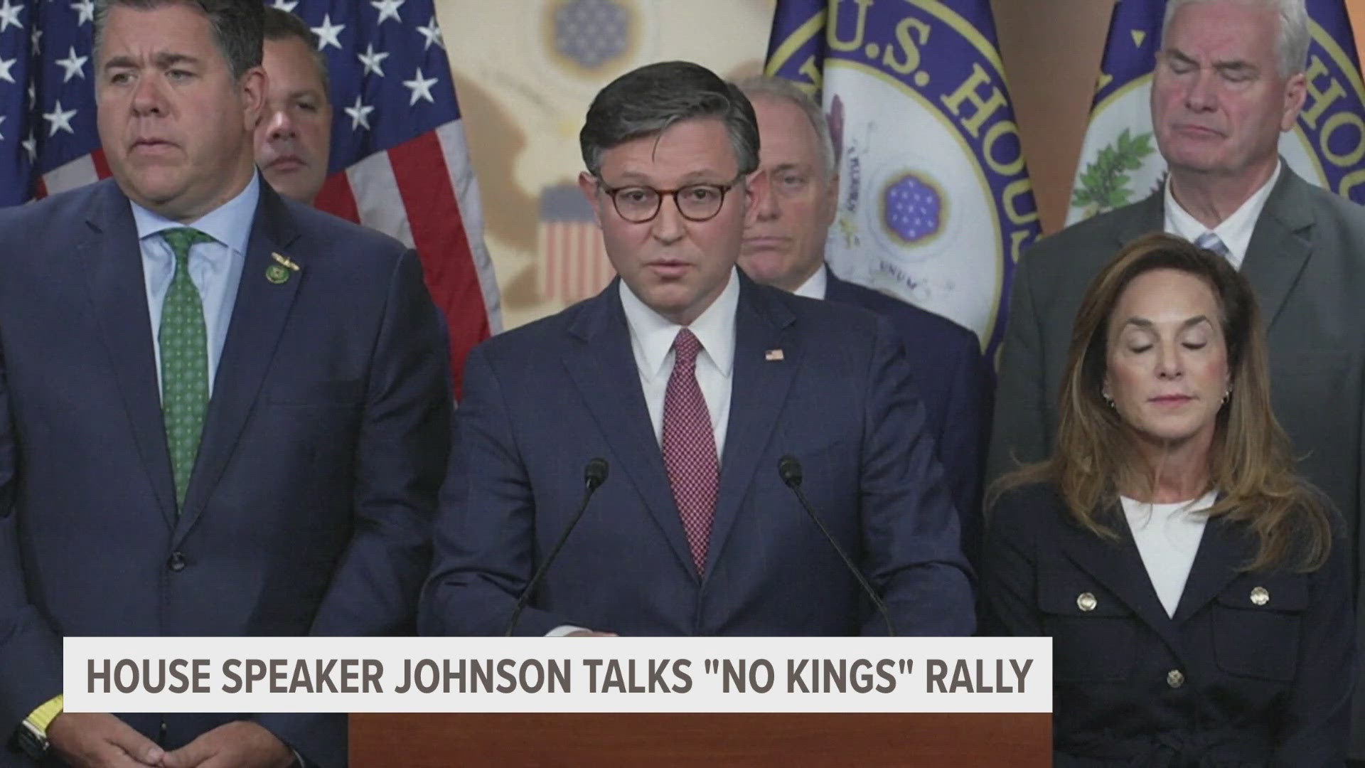 House Speaker Mike Johnson calls No Kings protests the 'Hate America ...