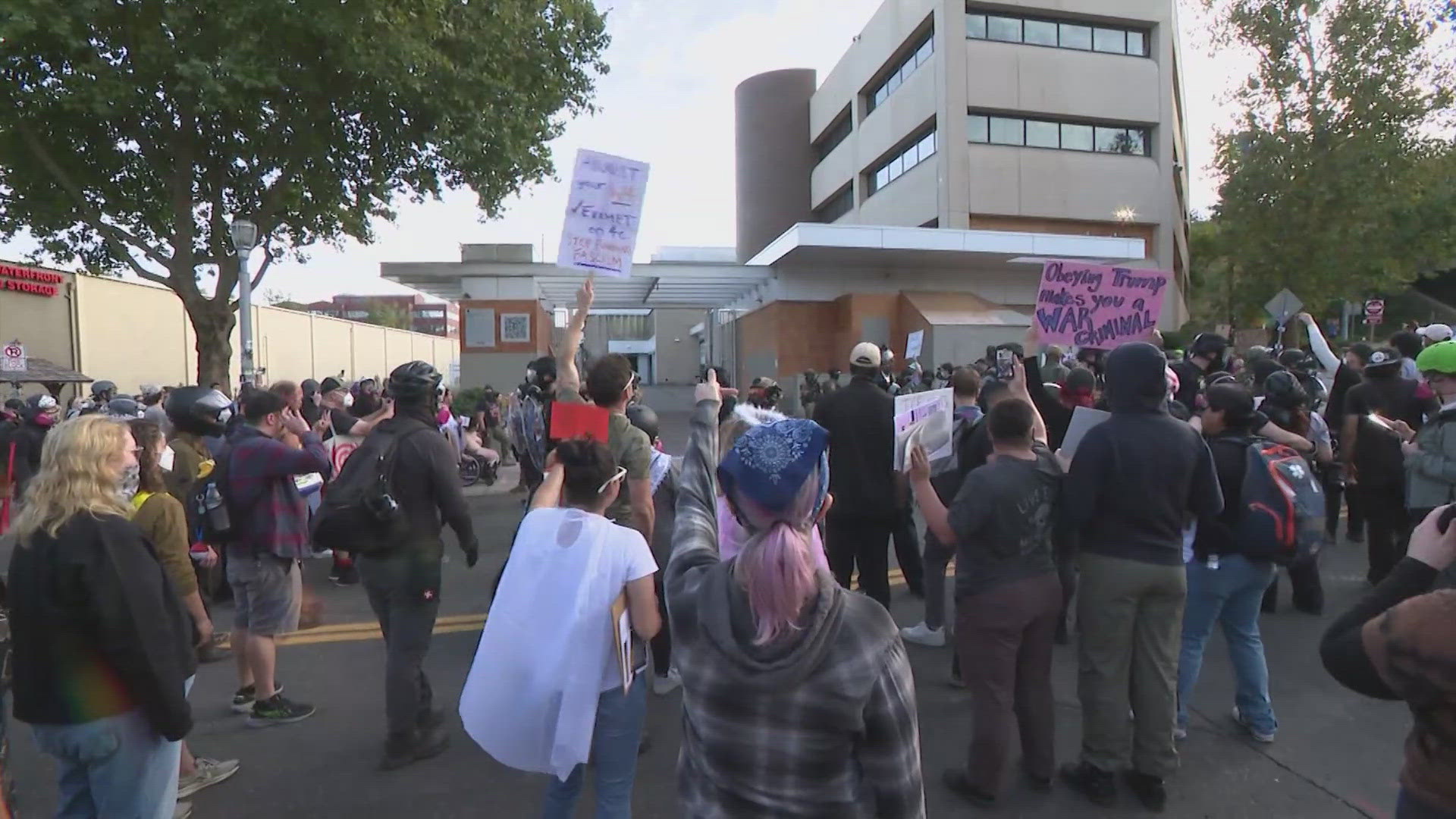 25 arrested during overnight protests after Seattle police dismantle ...