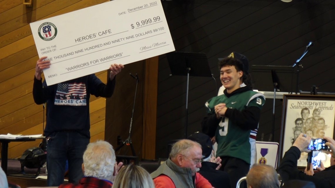 High school football player raises thousands of dollars to donate to ...