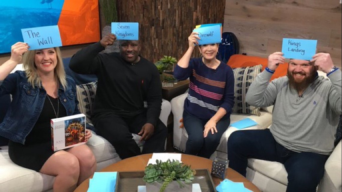 Play Game of Thrones Heads Up! with Taryn, Ted, and Terry | king5.com