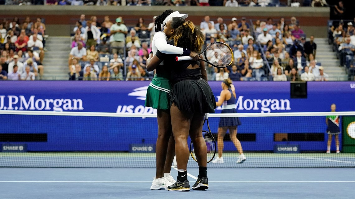Serena, Venus Williams lose in 1st round of US Open doubles | king5.com