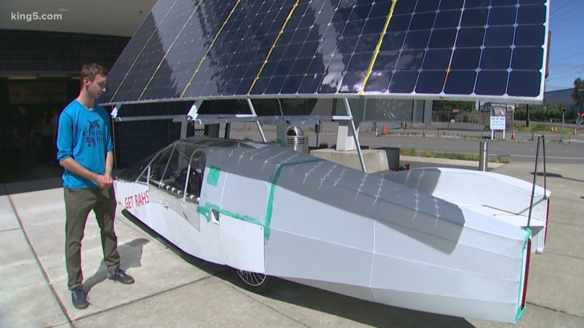 High school students build solar-powered car | king5.com