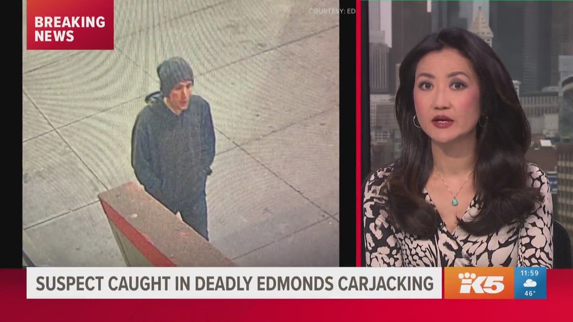 Suspect in fatal Edmonds carjacking arrested in Seattle | king5.com