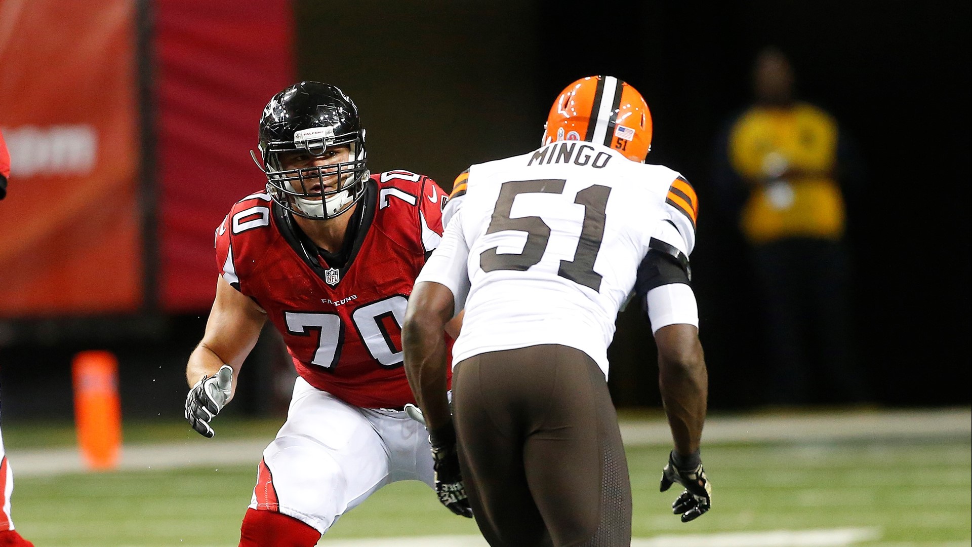 Atlanta LB Mingo charged with indecency with child in Texas | king5.com