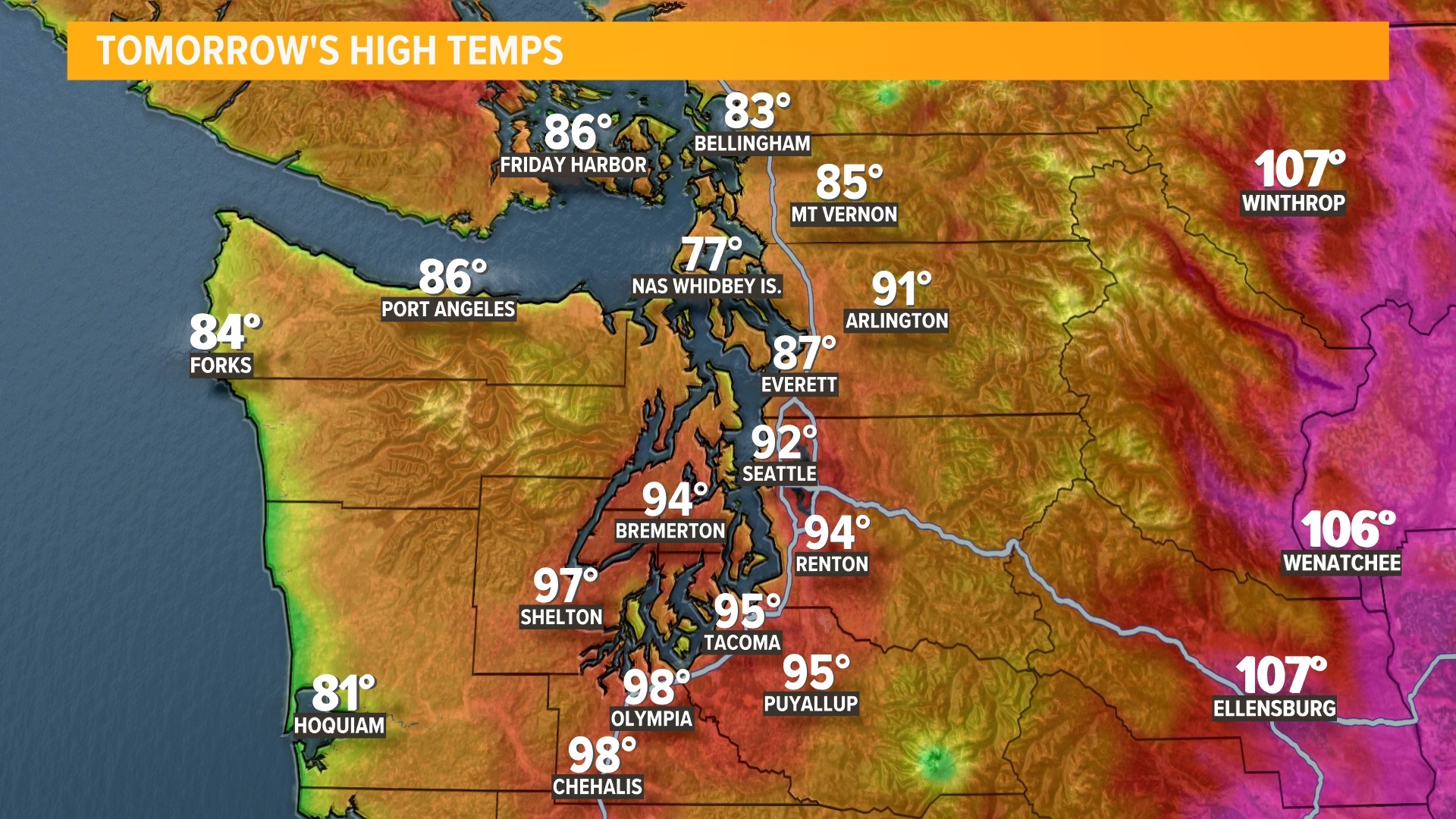 Summer heatwave to bring a stretch of 90s in Seattle | king5.com