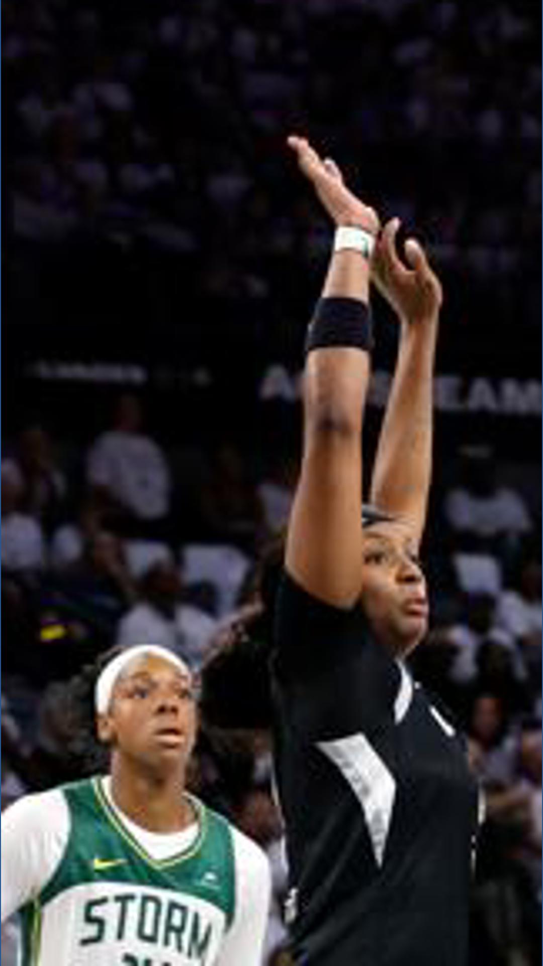 Aces beat Storm 102-77 in playoff opener after winning final 16 regular ...