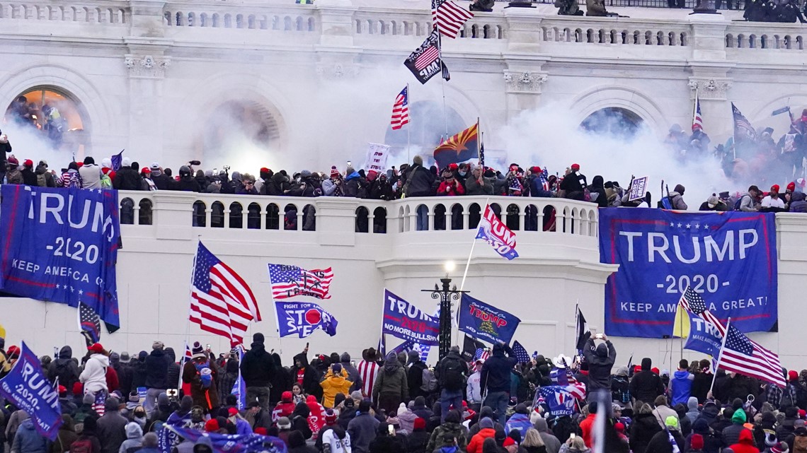 Kingston man sentenced for actions during 2021 Capitol riot | king5.com