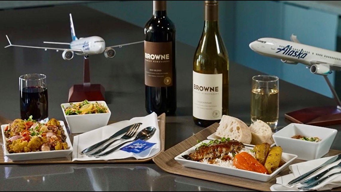 Alaska Airlines new food and wine menu keeps travel fresh | king5.com
