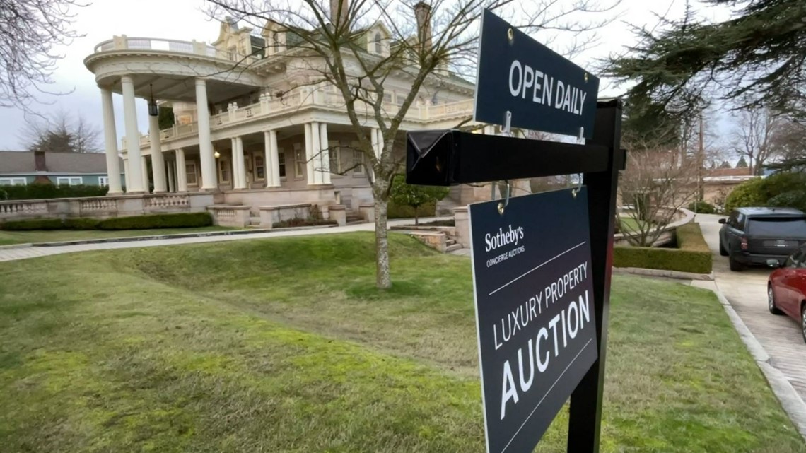 Tacoma's Rust Mansion will be sold at Valentine's Day auction | king5.com