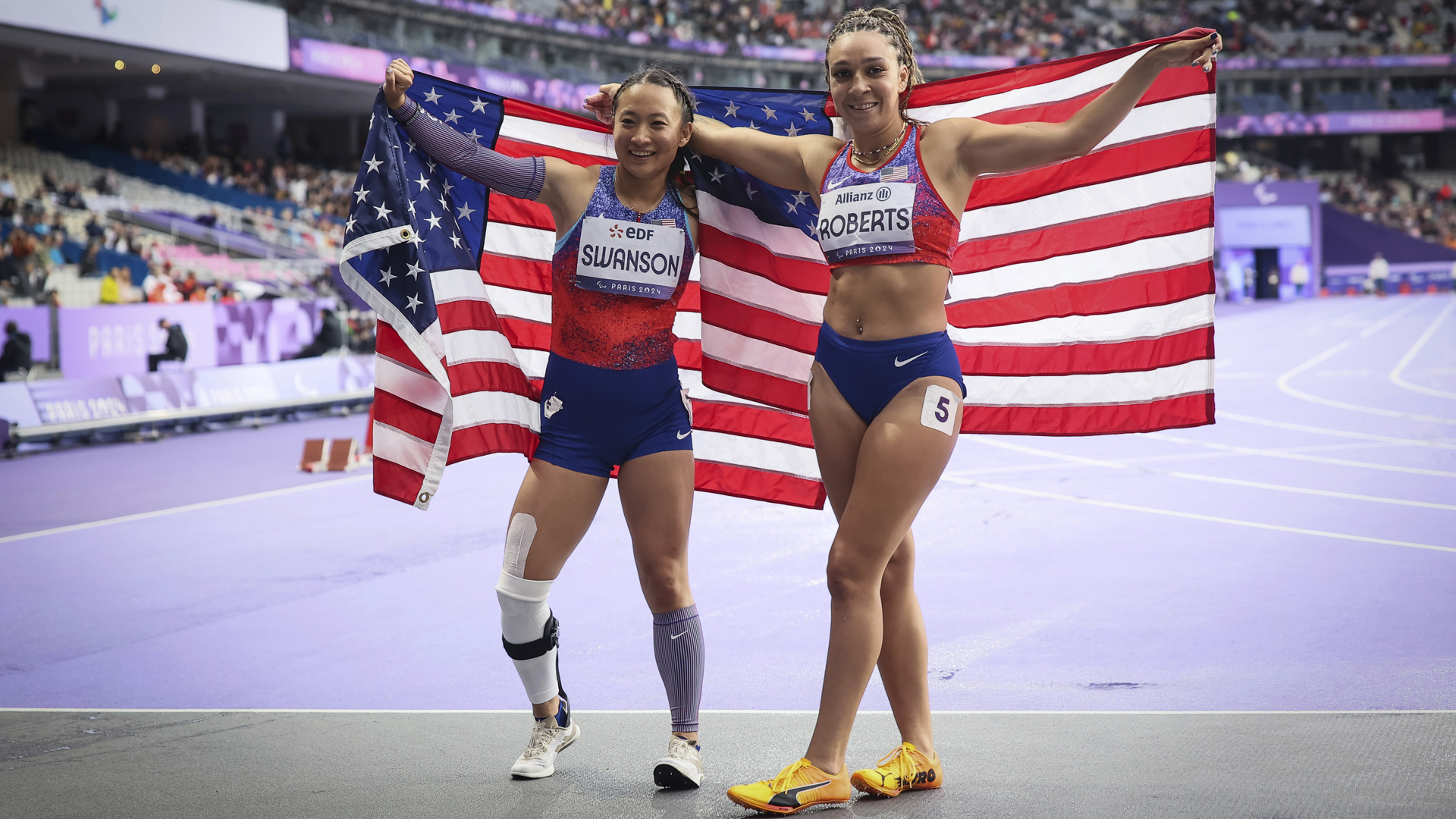 Washington Paralympians win silver, bronze in women's 100m | king5.com