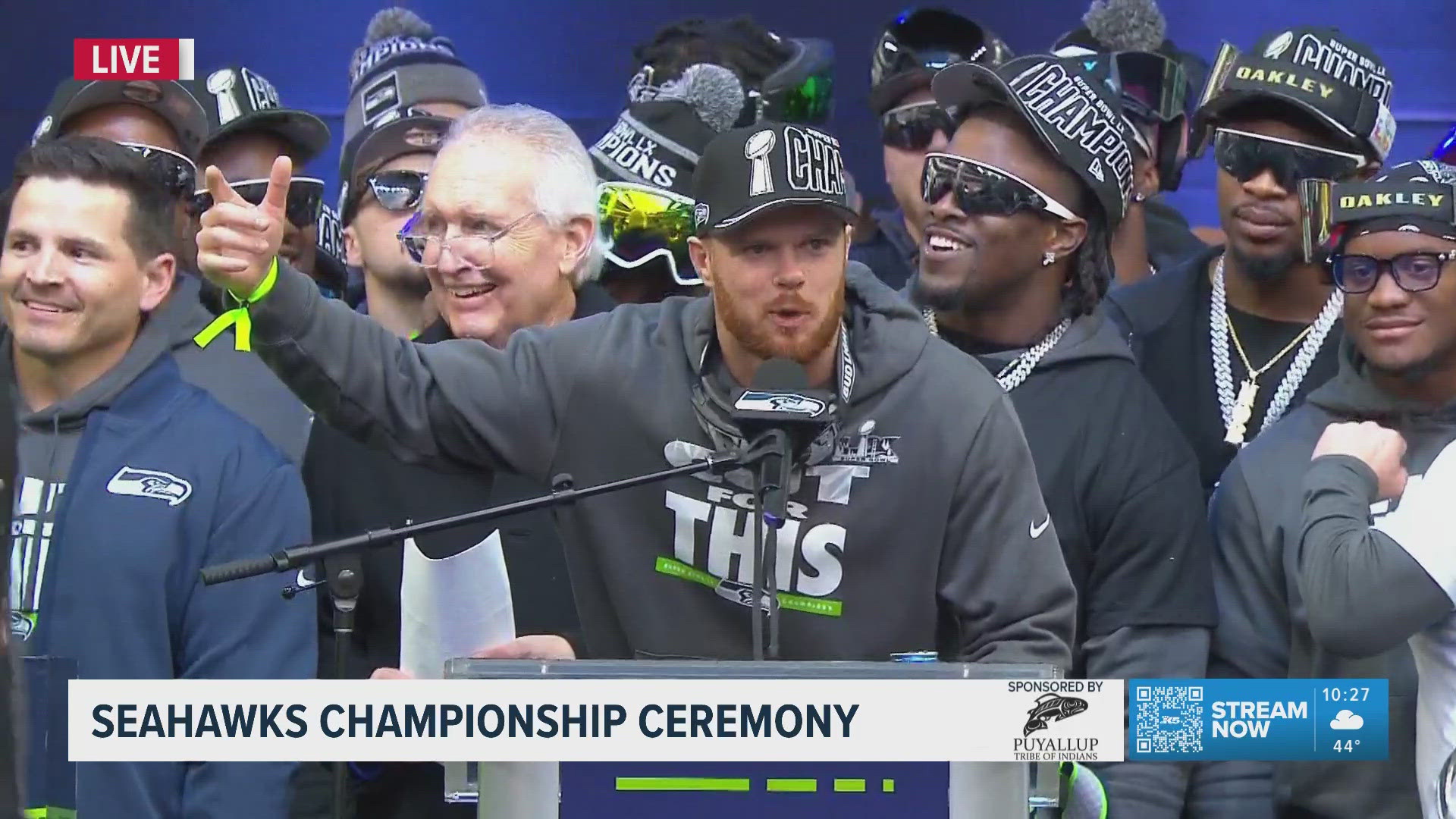 Sam Darnold thanks Seattle, then AJ Barner unleashes: 'The Super Bowl ...