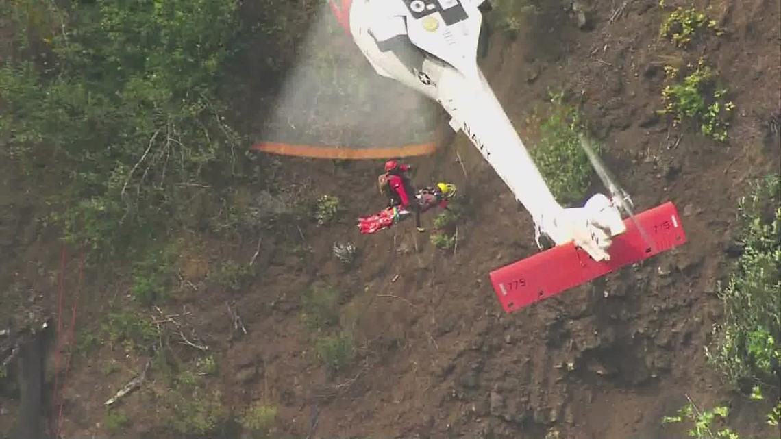 Mason County deputy who survived harrowing fall continues rehab | king5.com