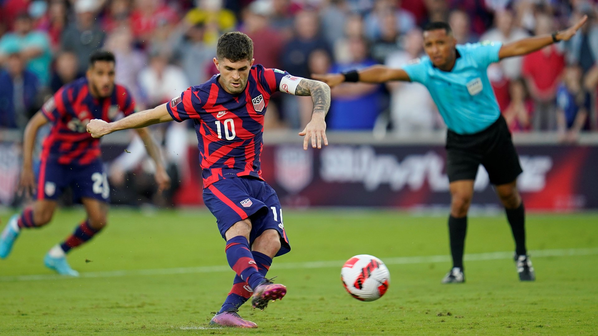 Pulisic has hat trick in 5-1 win, US on brink of World Cup | king5.com