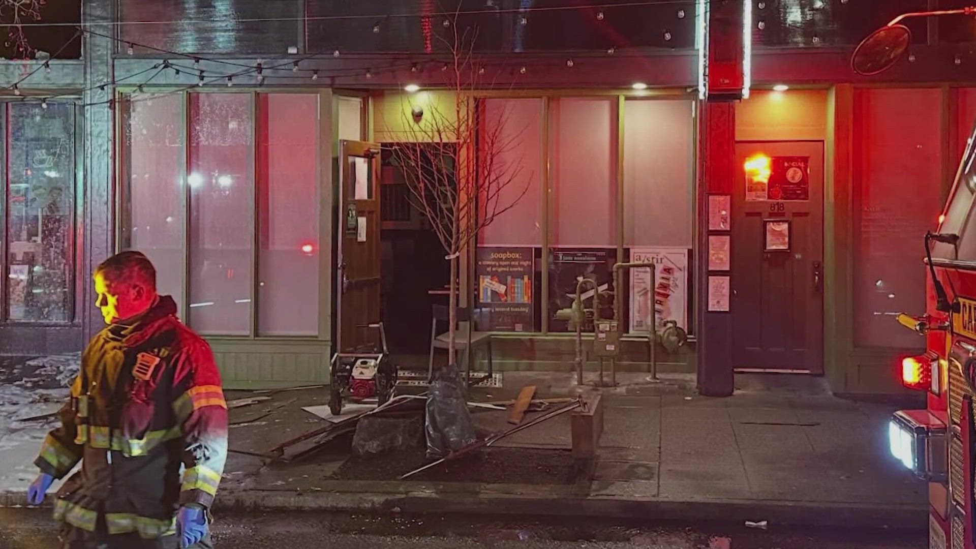 Arson damages Pike Street businesses | king5.com