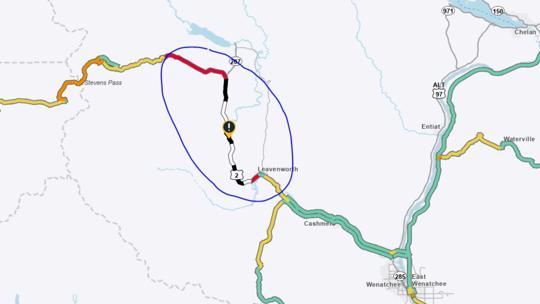 Crash on Highway 2 closes both directions near Leavenworth | king5.com