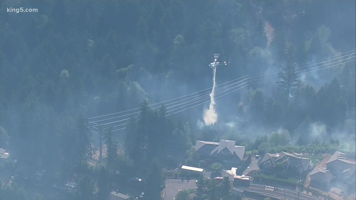 Sumner Grade Fire evacuations still in place overnight Wednesday ...