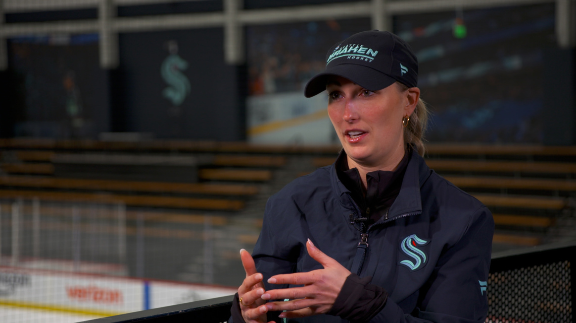Extended interview: Kraken assistant coach Jessica Campbell | king5.com