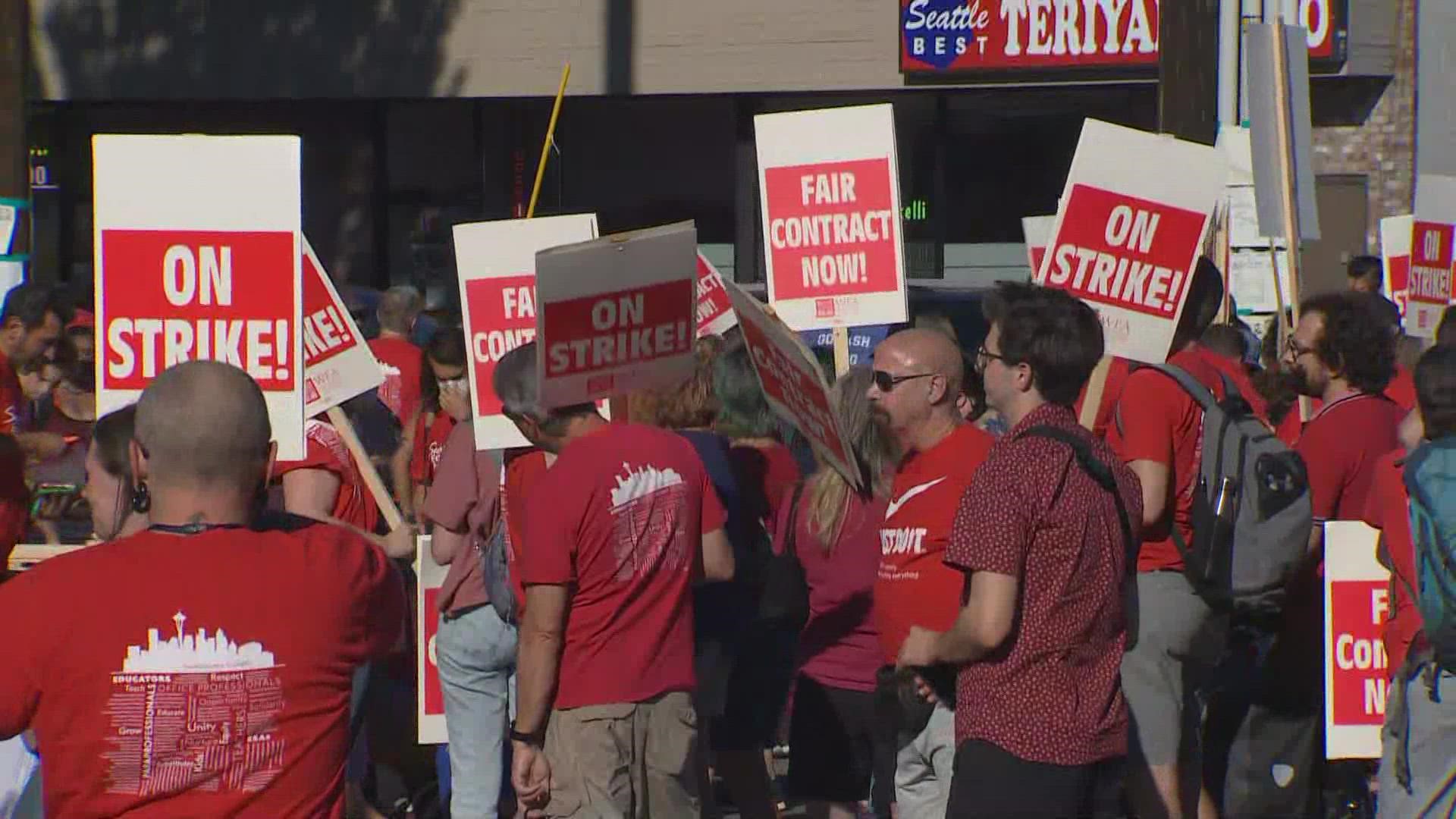 Strike delays first day of school in Seattle | king5.com