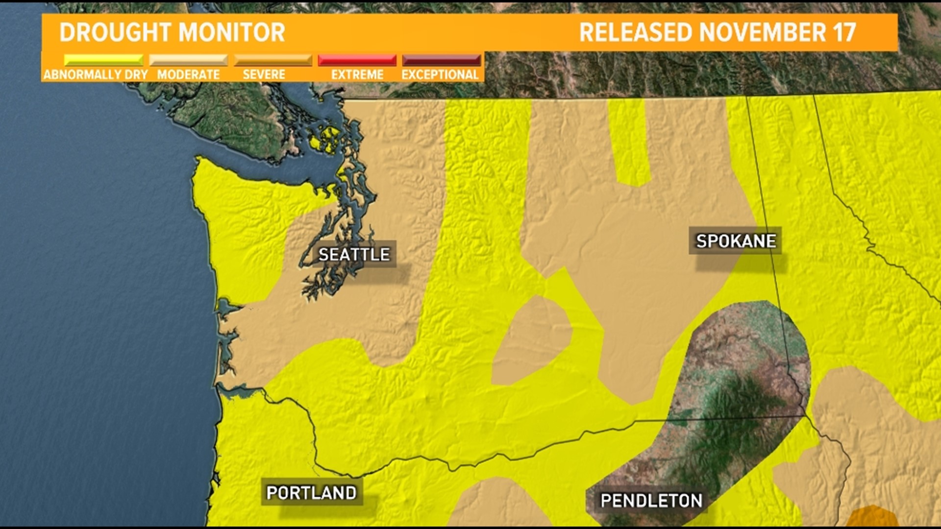 Seattle sees longest November dry stretch in over 20 years | king5.com