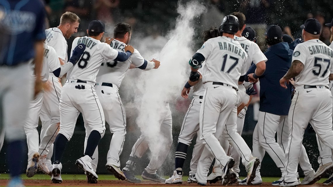Mariners score 2 in 9th to rally past Rays 6-5 | king5.com