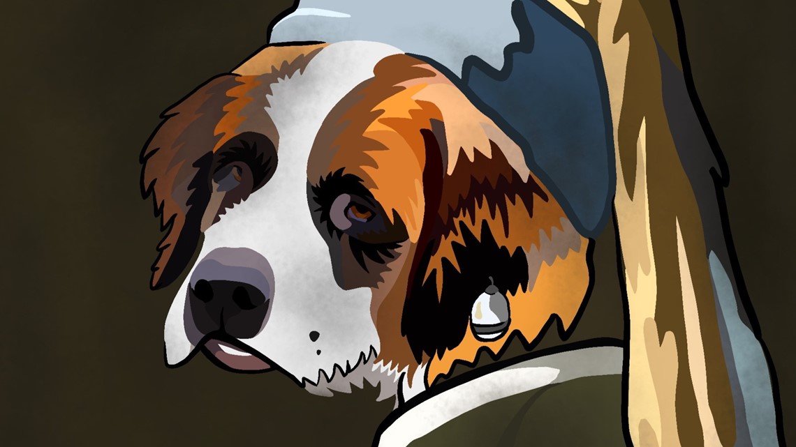 The art world's greatest masterpieces have gone to the dogs | king5.com