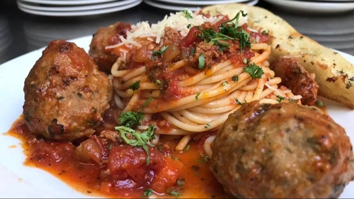 Copperstone Family Spaghetti Restaurant's slow-cooked spaghetti is full ...