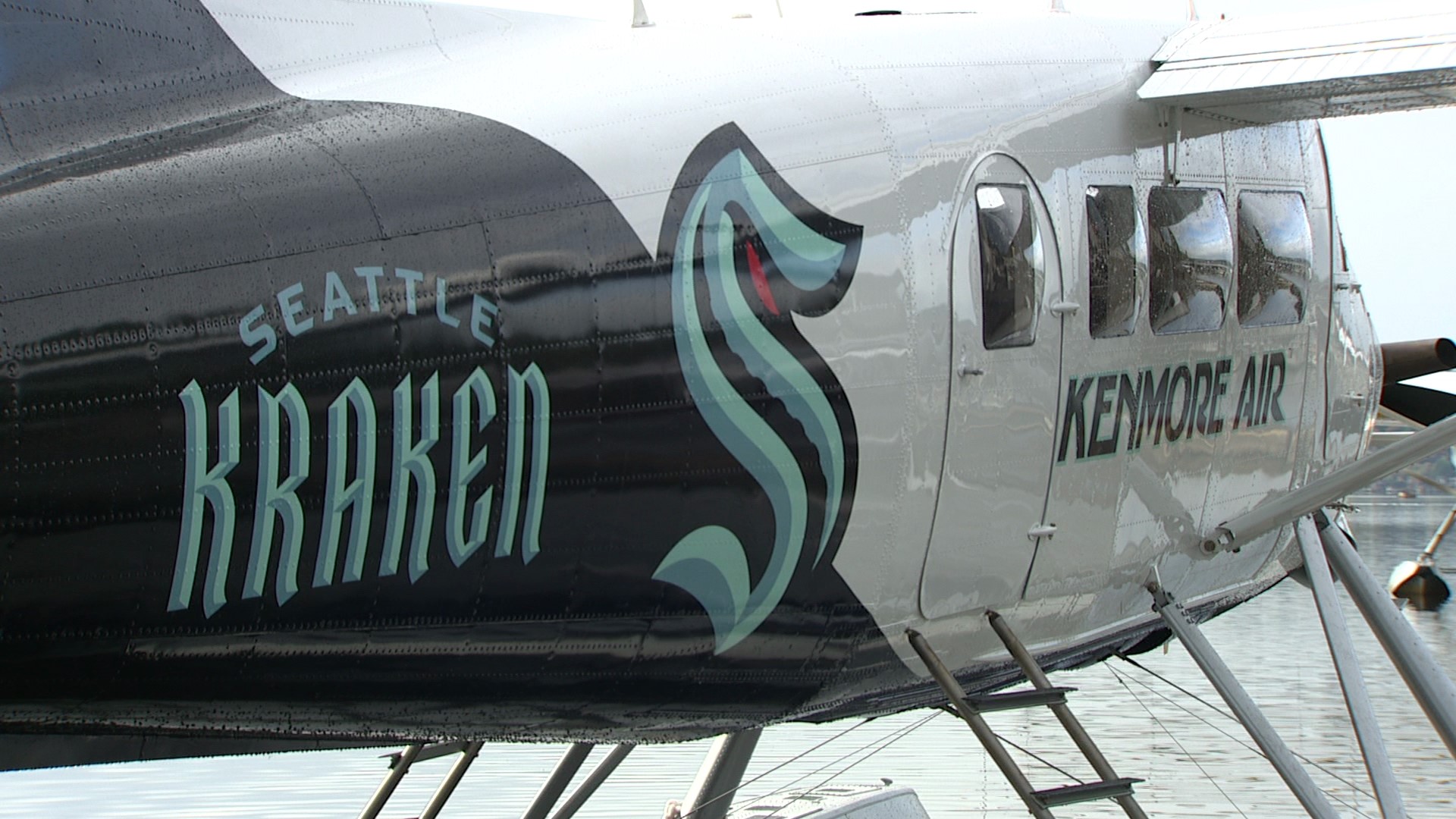 Kenmore Air seaplane gets a Seattle Kraken makeover | king5.com