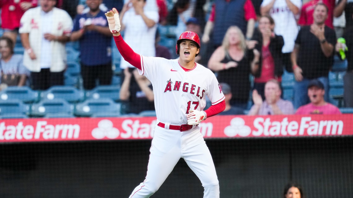 Shohei Ohtani, baseball's 2-way star, becomes first 2-time unanimous MVP | king5.com