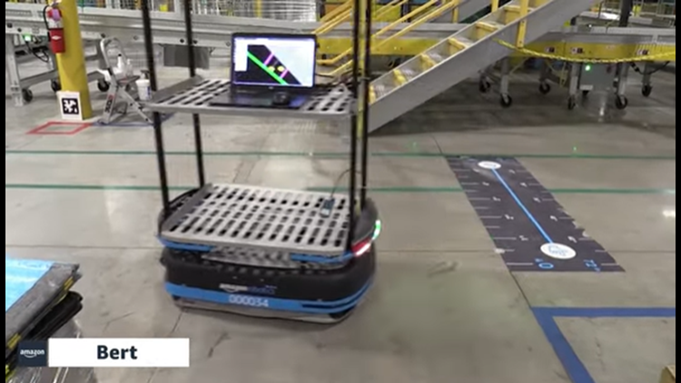 Amazon develops ‘Bert’ and ‘Ernie’ robots to improve warehouse safety ...
