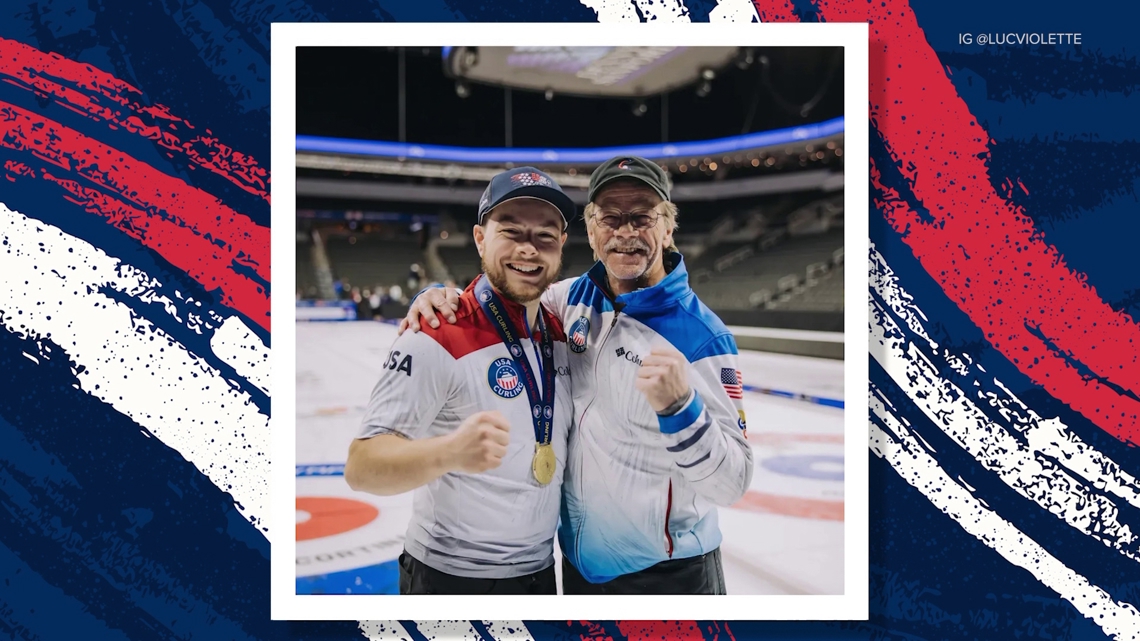 Luc Violette competes in 2026 Olympics, inspired by father's curling ...
