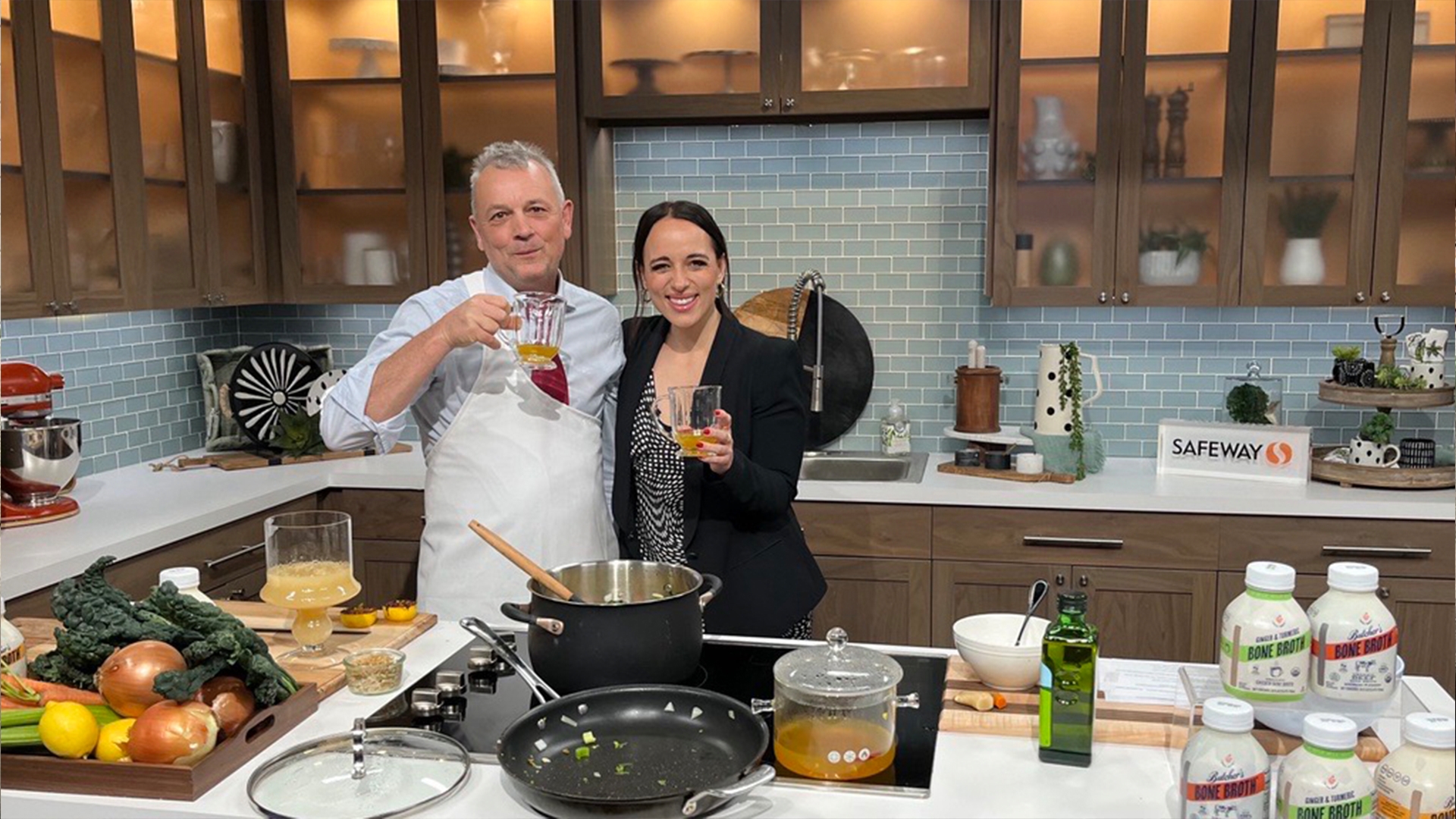 Making chicken orzo soup made with Roli Roti bone broth - New Day NW ...