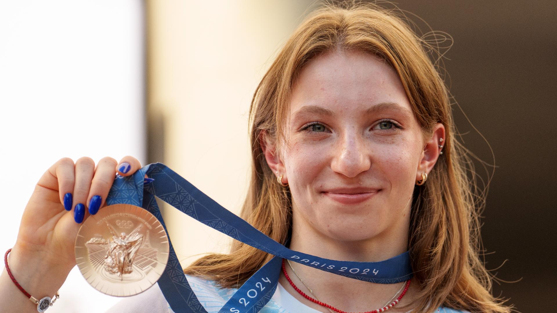 Jordan Chiles' bronze medal awarded to Romania's Ana Barbosu | king5.com