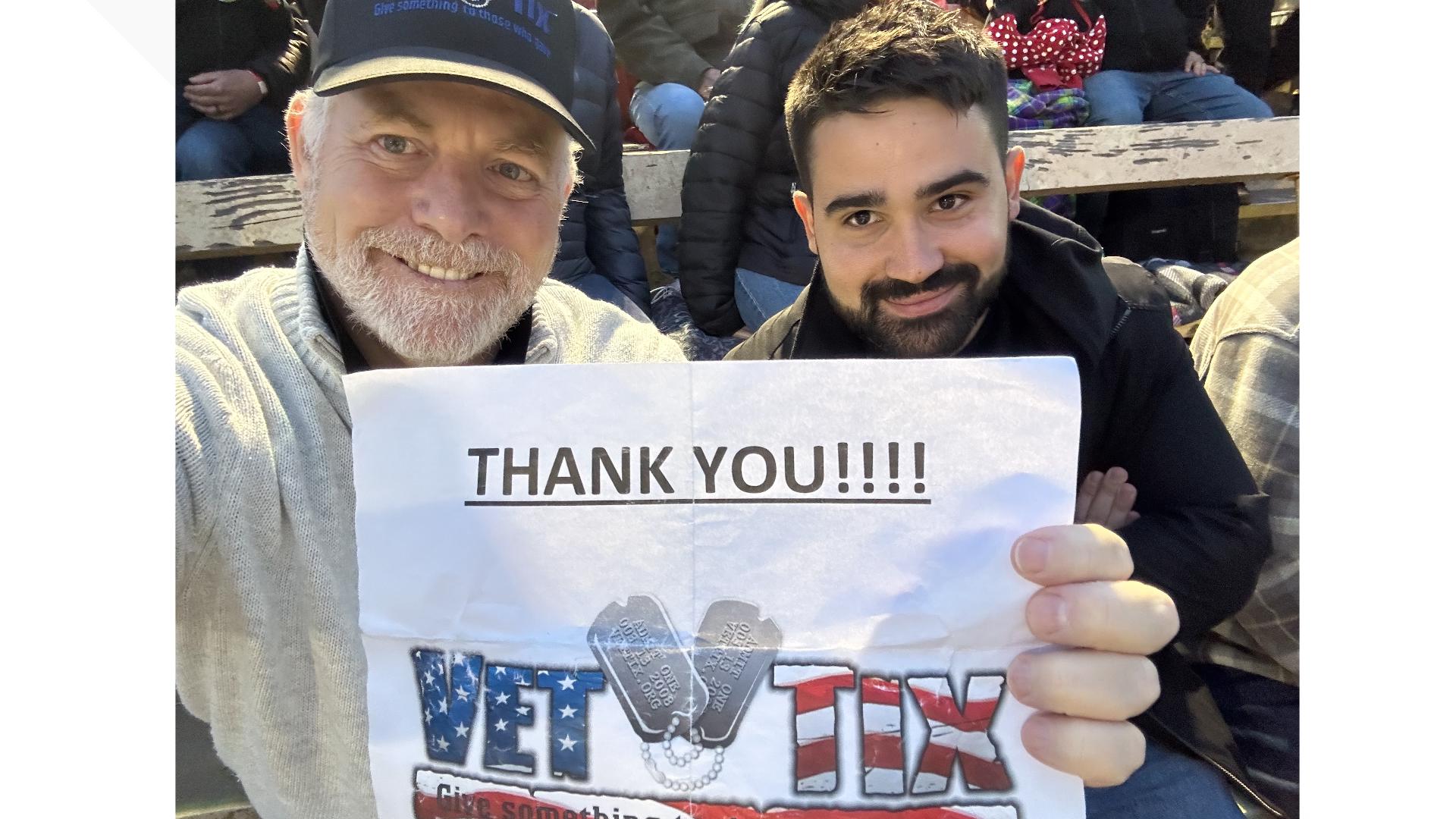 Navy Veteran wins Super Bowl tickets, calls experience 'life changing ...