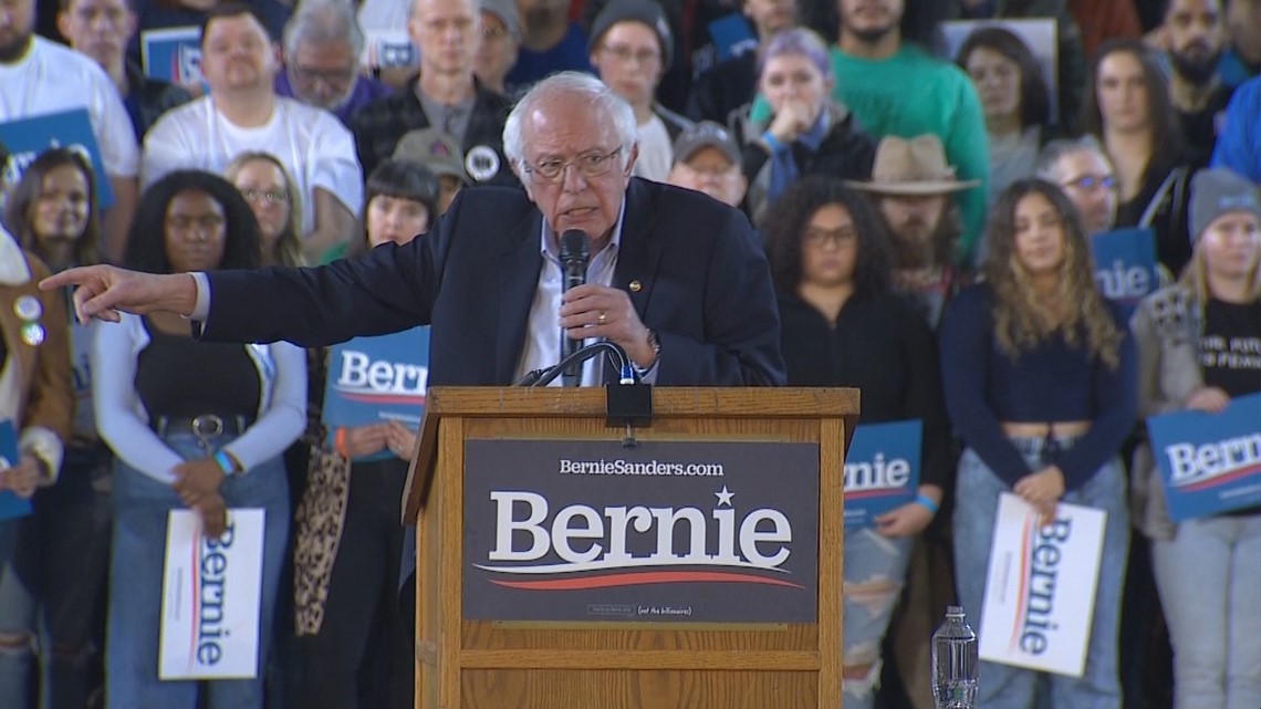 Bernie Sanders speaks to crowd of 17,000 at Tacoma Dome rally | king5.com