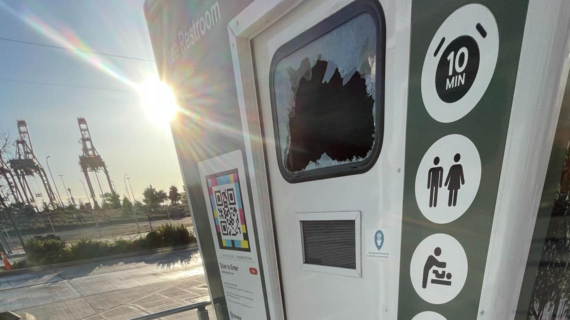 Seattle public restroom pilot faces first test after window shattered ...