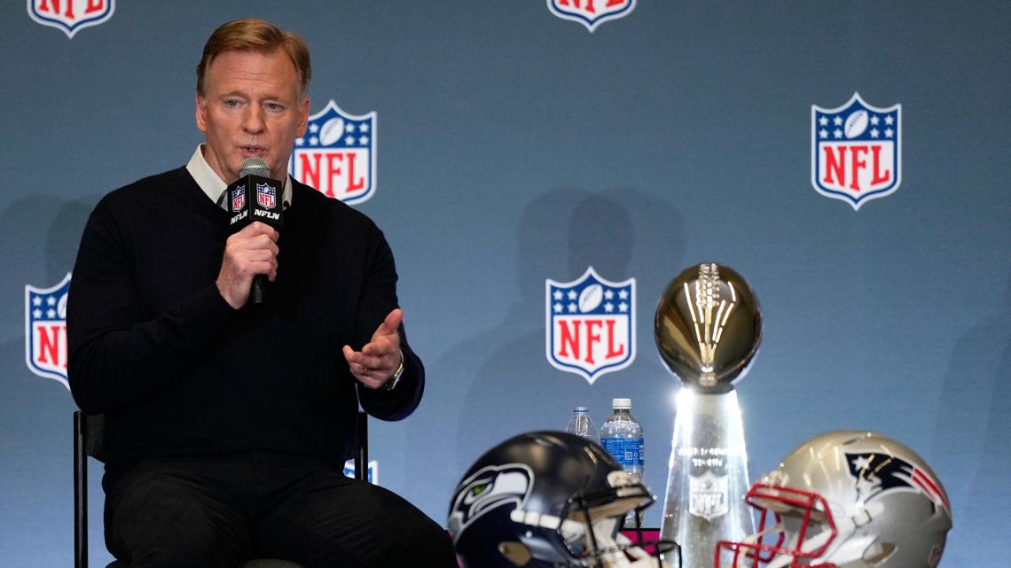 Commissioner Goodell addresses Seahawks sales rumors on opening night ...
