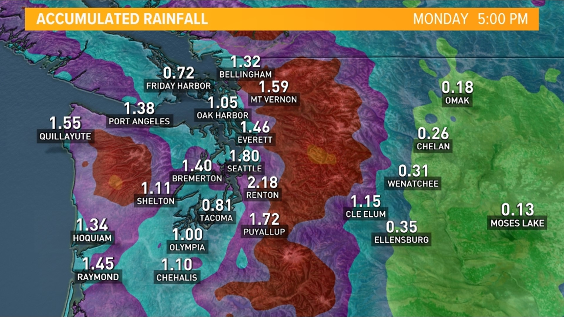 More rain coming this weekend than Seattle's last 4 months | king5.com