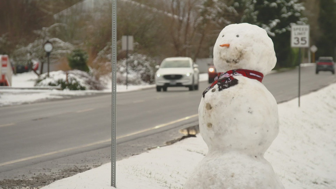Winter weather causes accidents, school delays in Western Washington ...