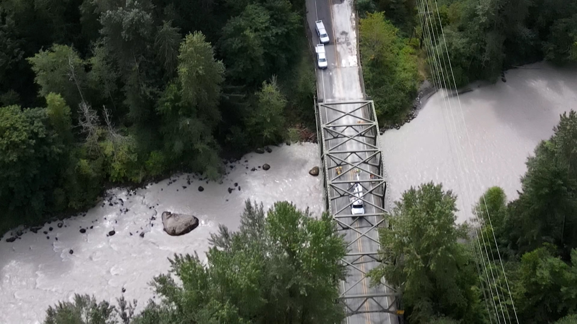 Buckley bridge closure: Extensive damage reported after semi crash ...