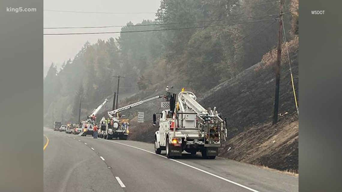 Portion of SR 410 reopens after Sumner Grade Fire forced closure ...