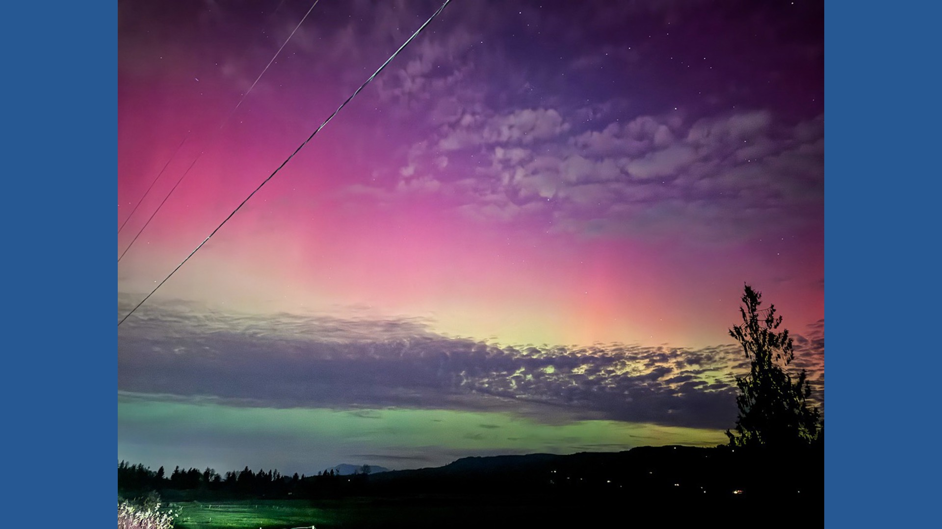 Northern lights visible over Washington | king5.com