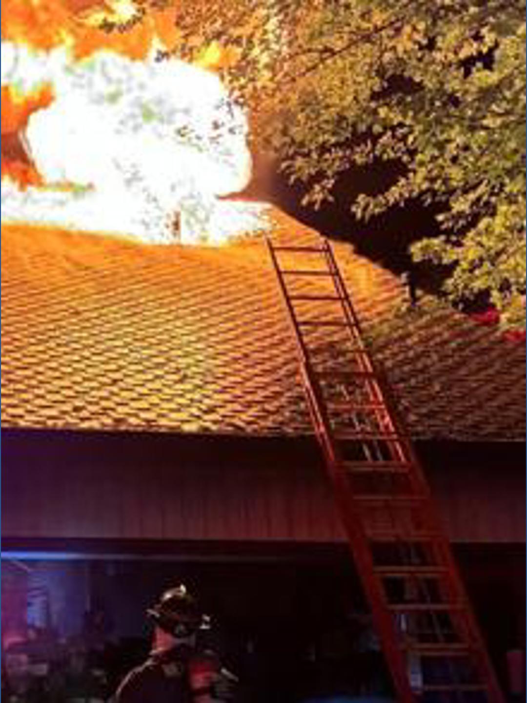 Bellevue condo fire causes roof collapse, forces firefighters out of ...