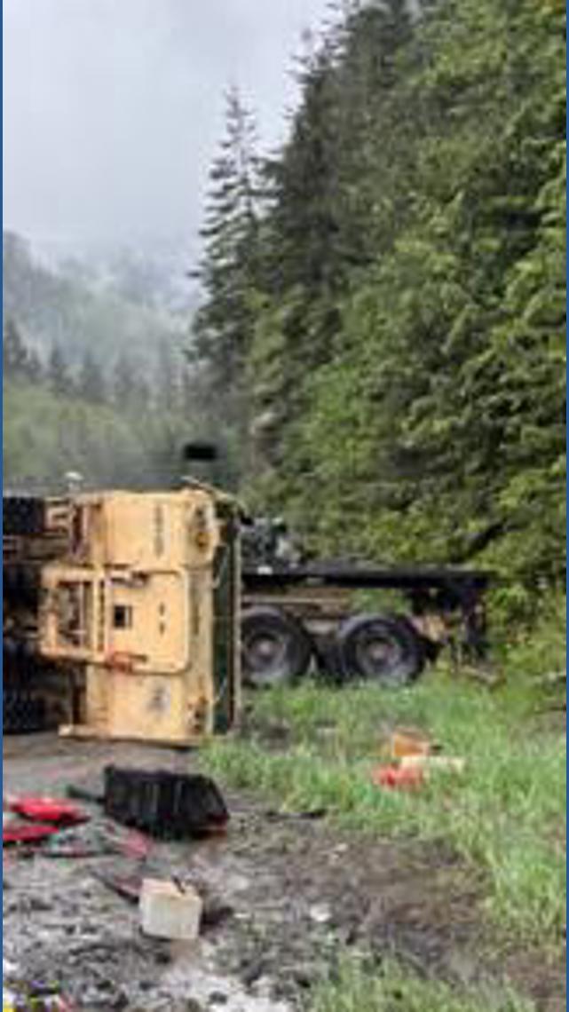 Army vehicle rolls on I-90 near Snoqualmie Pass | king5.com