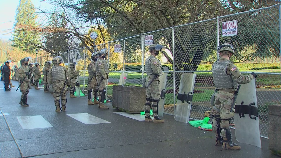 National Guard stationed at Washington State Capitol through the ...